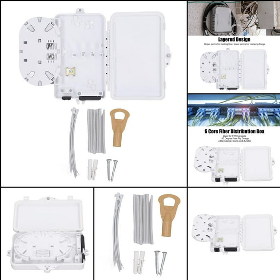 6 Core Fiber Distribution Box - Reliable FTTH Solution For Seamless ...