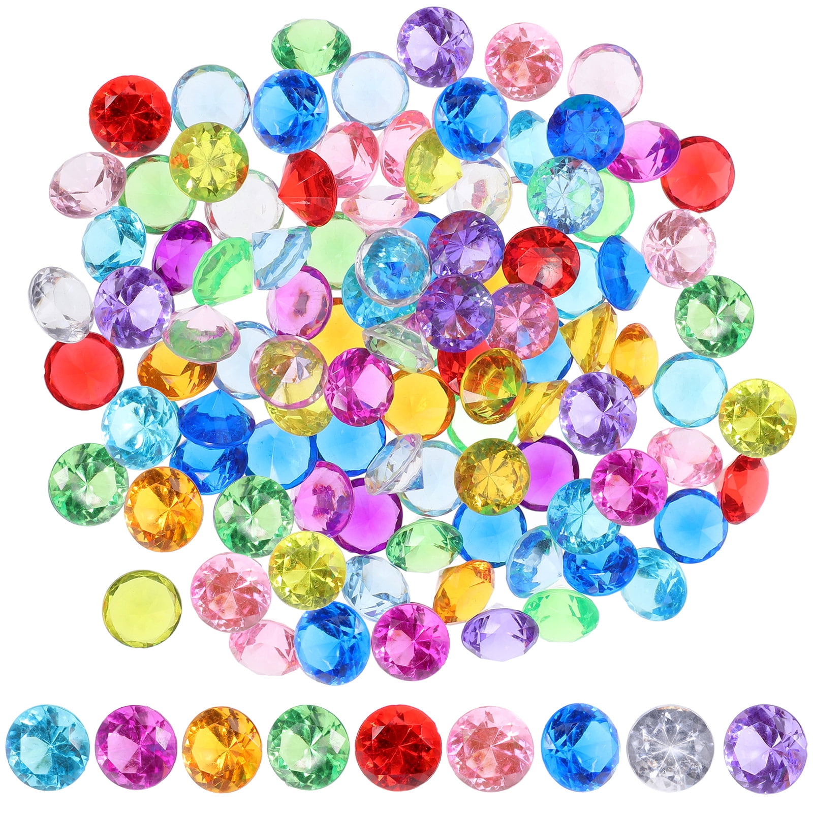 6 Count Birthstone Decoration Gems Decorative Diamond Acrylic - Walmart.com