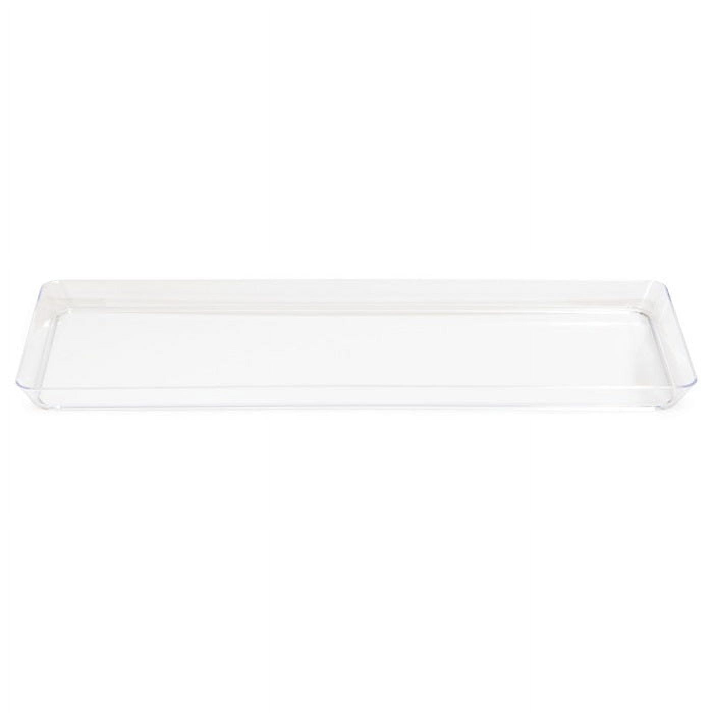 6 Count Bulk Pack Clear TrendWare Rectangular Tray - Walmart.com