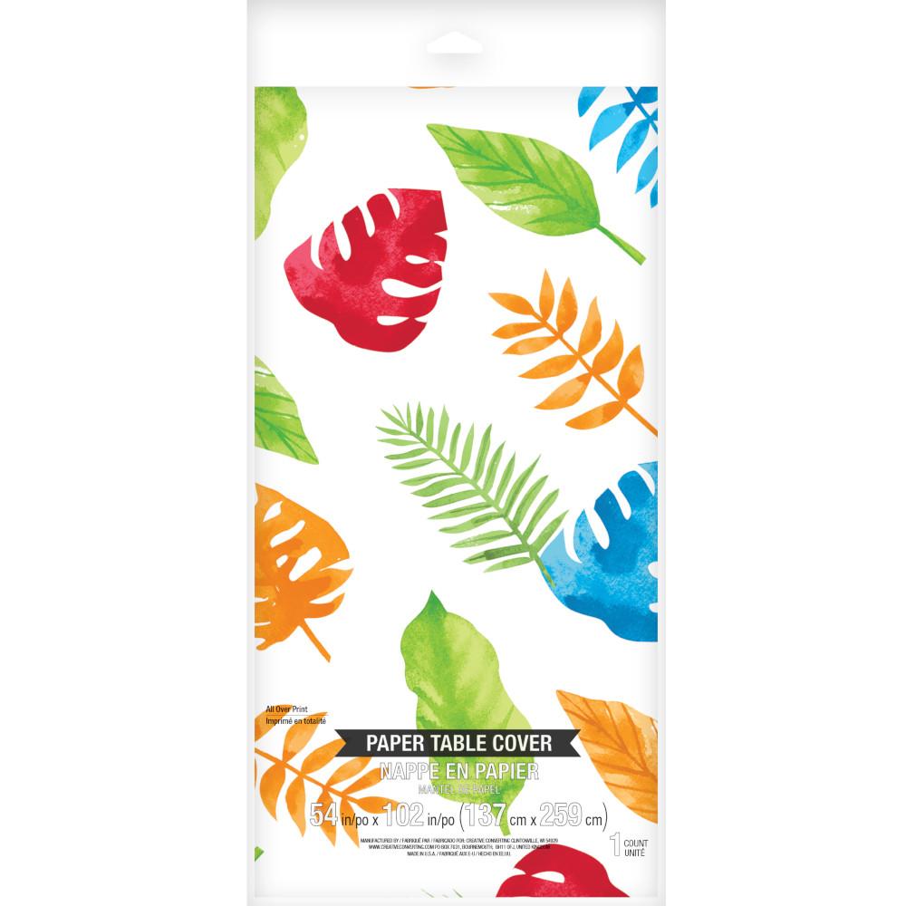 6 Count Bulk Pack Jungle Leaves Paper Table Covers - Walmart.com
