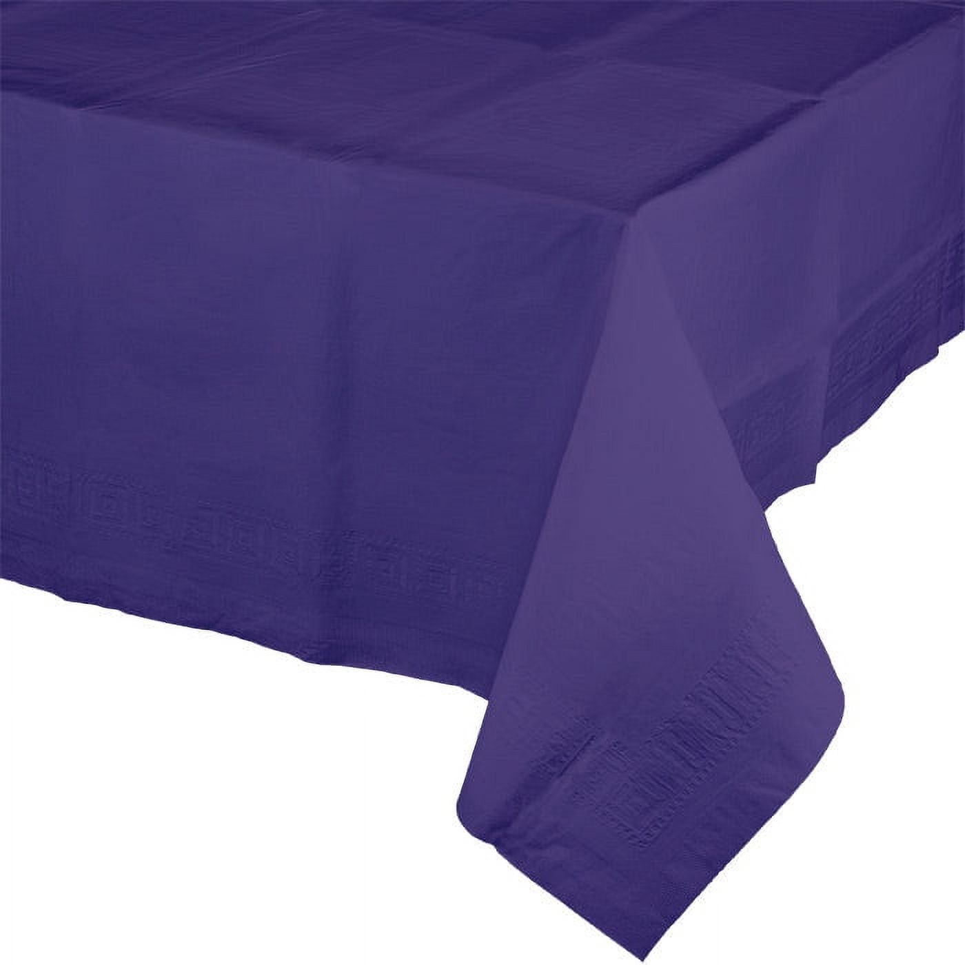 6 Count Bulk Pack Purple Paper Table Covers 54" x 108" - Walmart.com