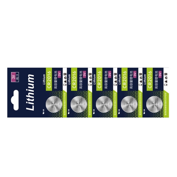 6-Count CR2016 Coin Pack Compact Lithium Cells for Travel, Door Openers ...