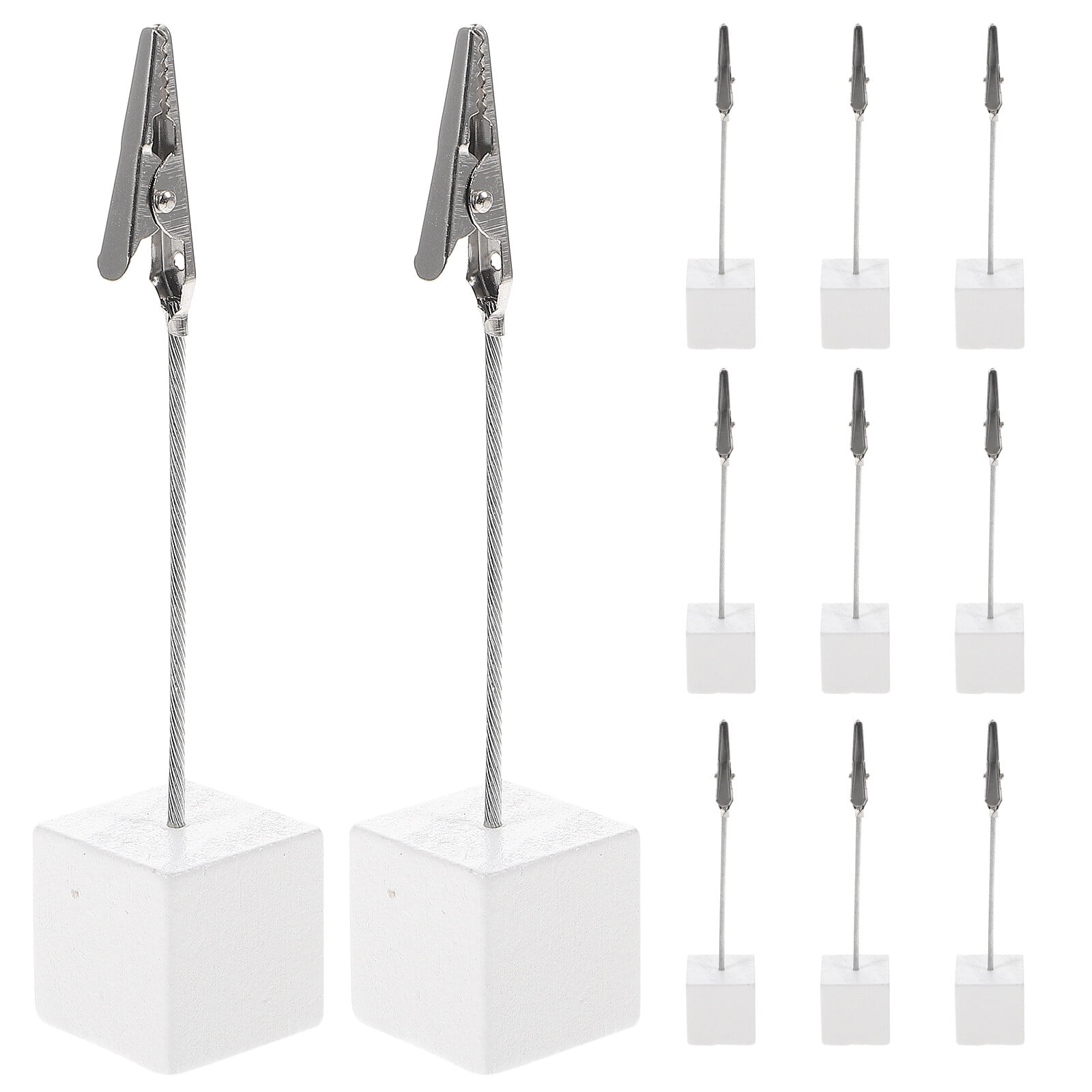 6 Count Desktop Document Holder Crocodile Clip Photo Stand Decor Place ...