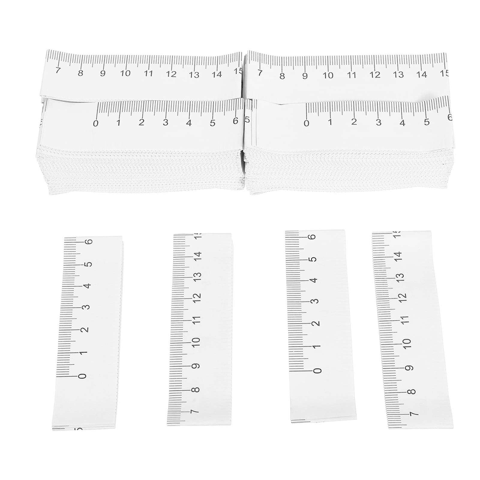 Set of 6 Mini 1 Meter Long Paper Measuring Tape Baby Ruler Bendable ...