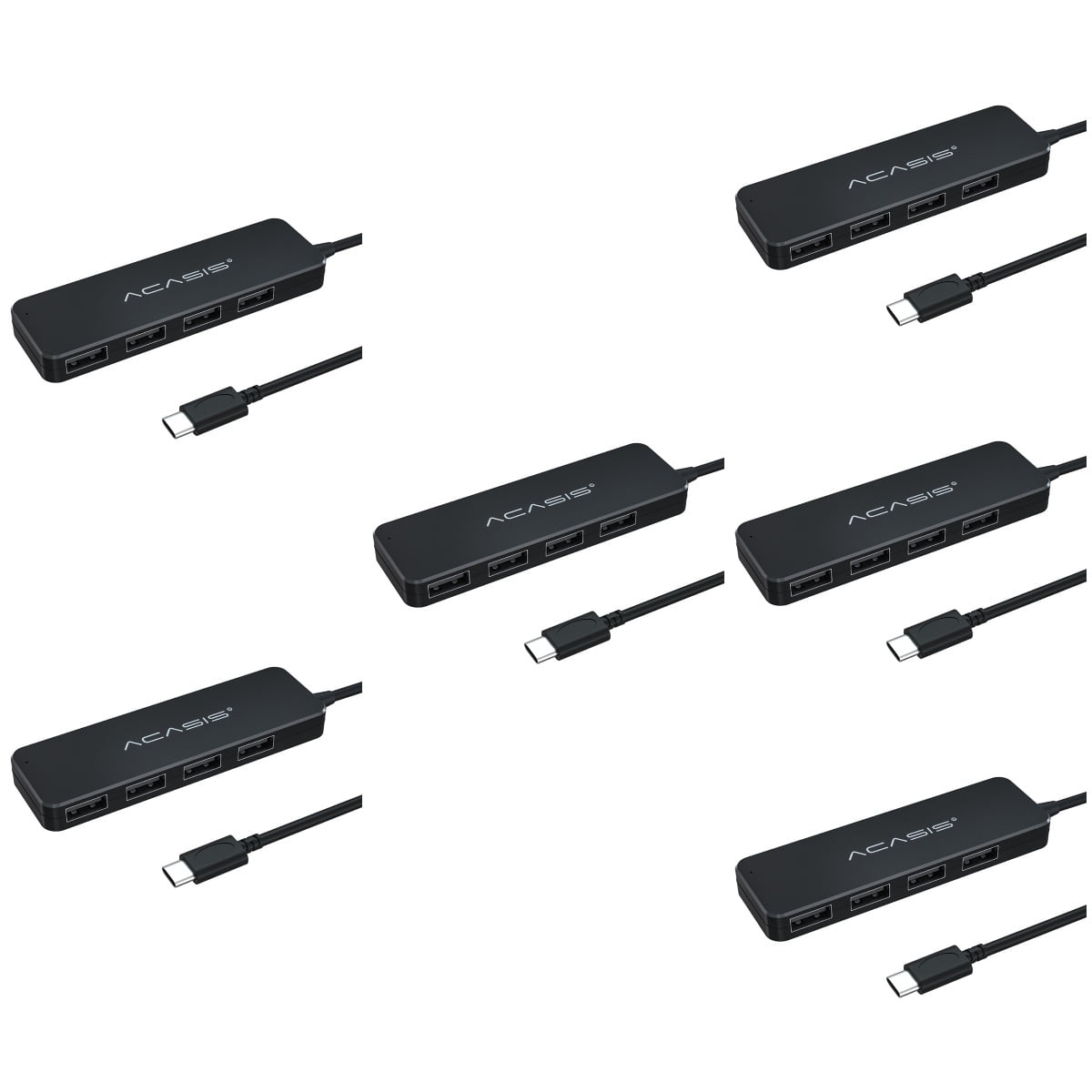 6 Count Expansion Transfer Adapters Laptop Computer Hubs USB Data ...