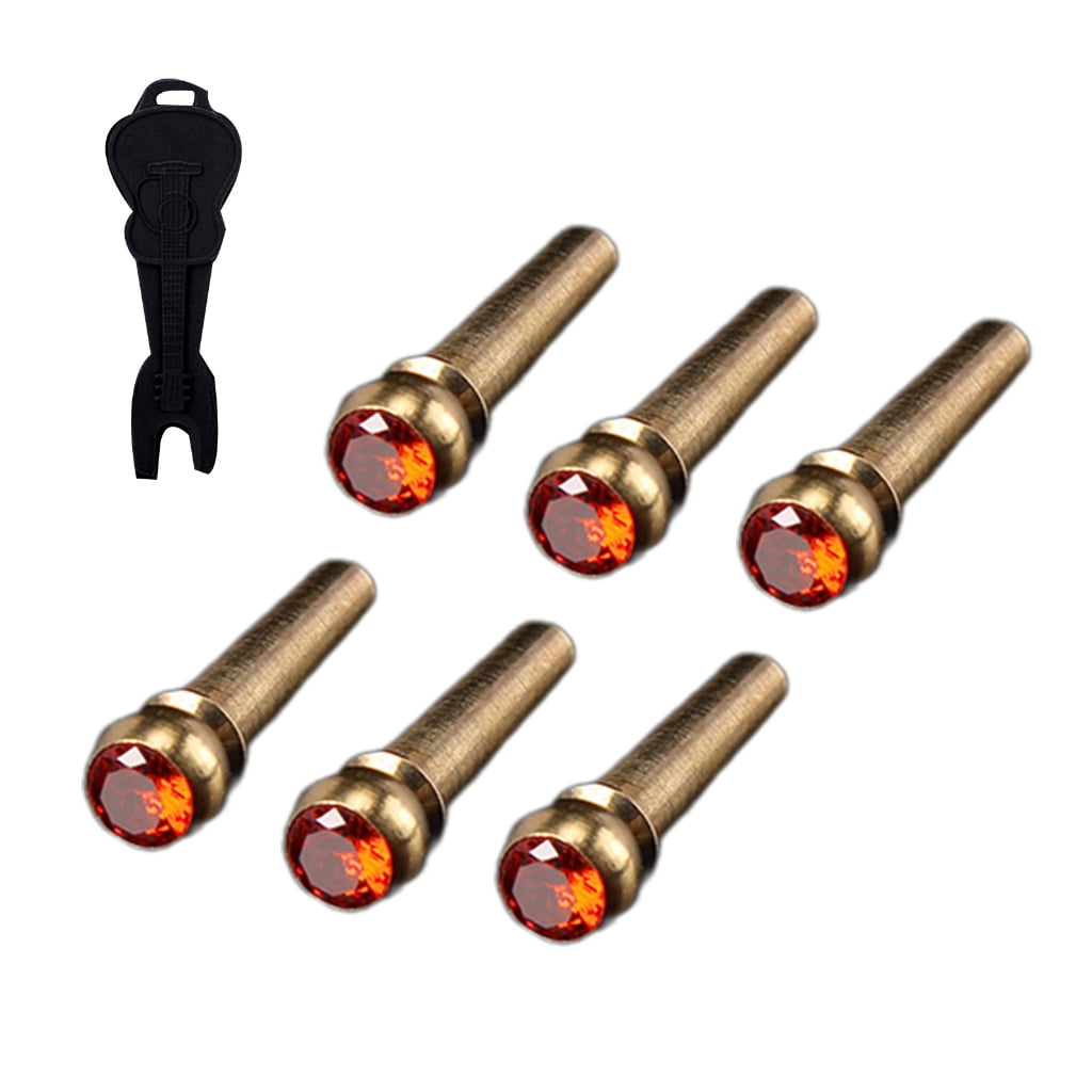 6 Count Guitar String Pins Crafted from Sturdy Materials Ensuring ...