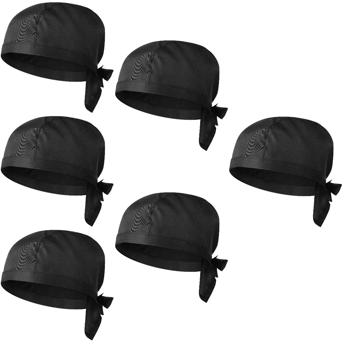 6 Count Has Bonnet for Men Baker Cap Uniform Cap BBQ Cooking Hat ...