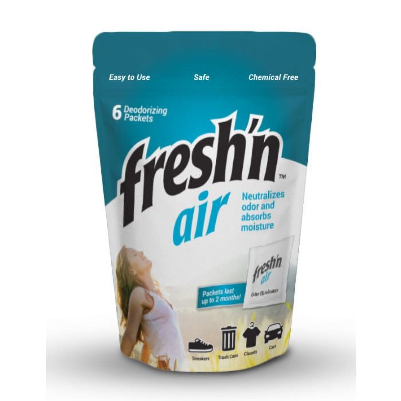 6 Count - Odor Eliminator Packets - Walmart.com