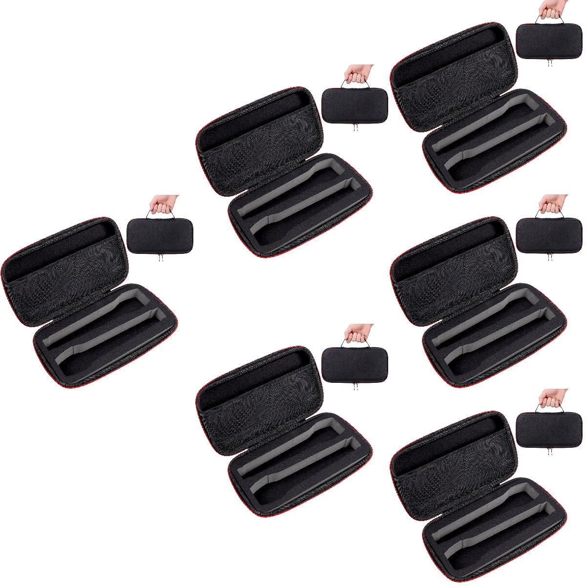 6 Count Tote Bag Storage Portable Case for Travel - Walmart.com