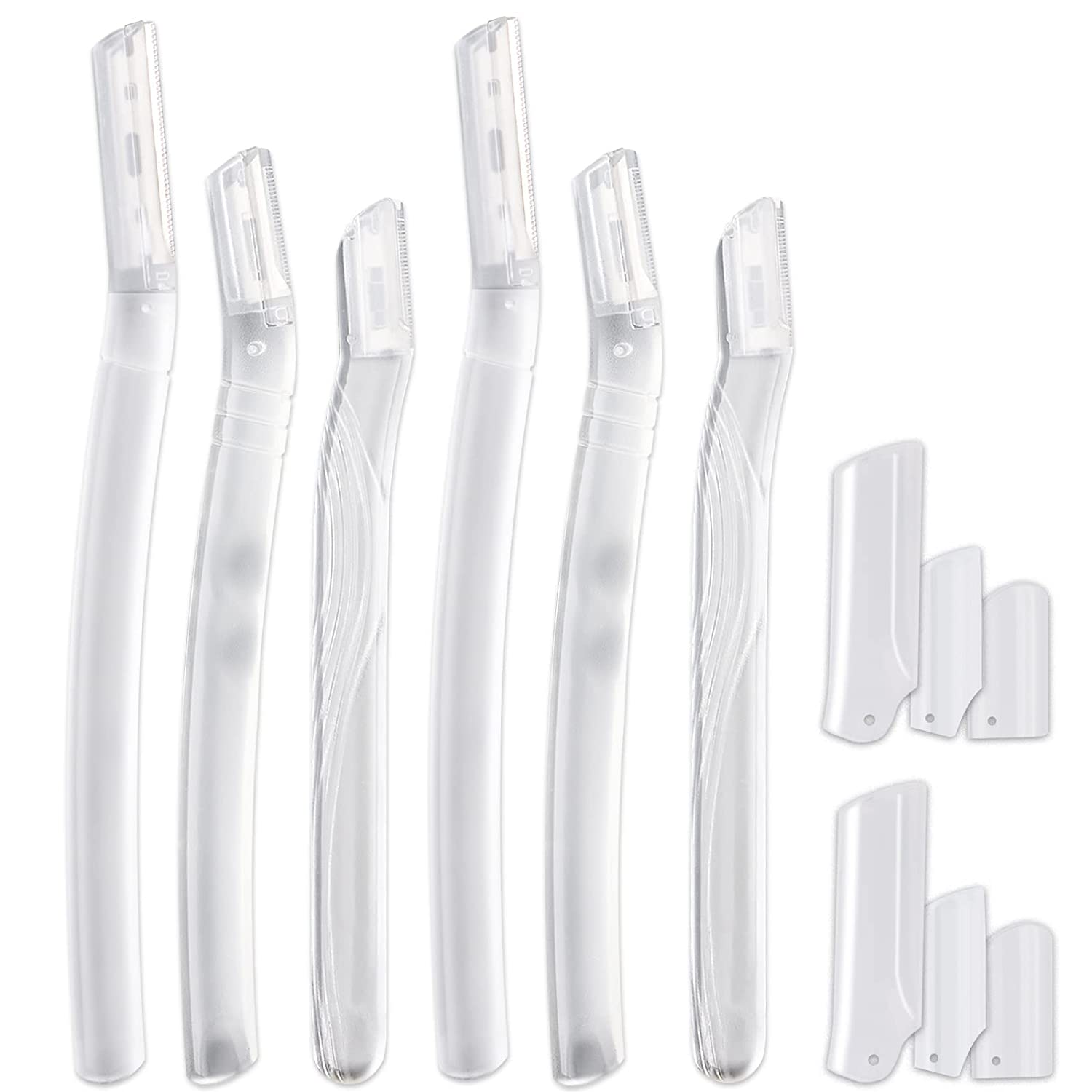 6 Count eyebrow knife, small blade eyebrow trimmer, unisex facial ...
