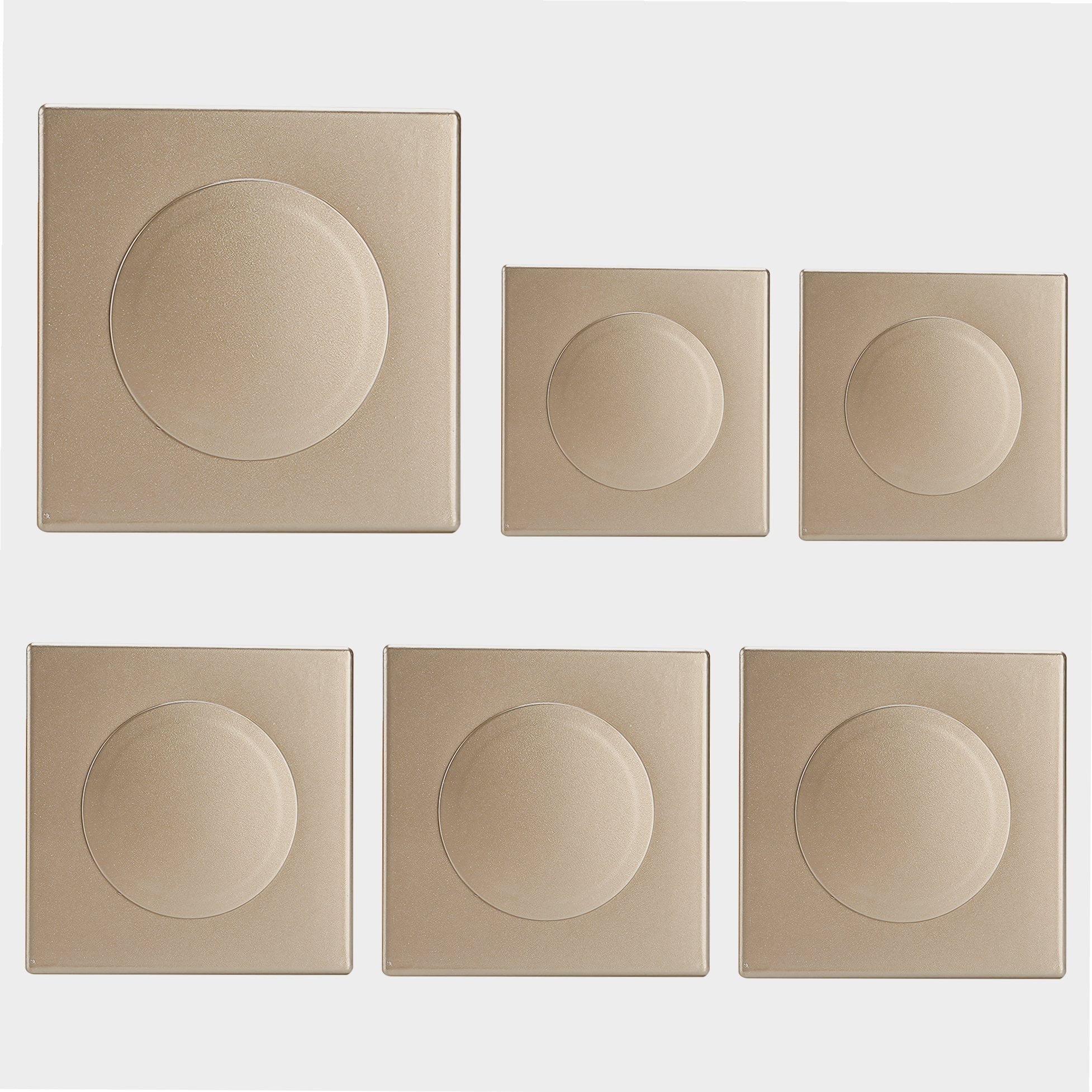 6 Counts Wall Split Flange Covers, ABS Material Decorative Panel for ...