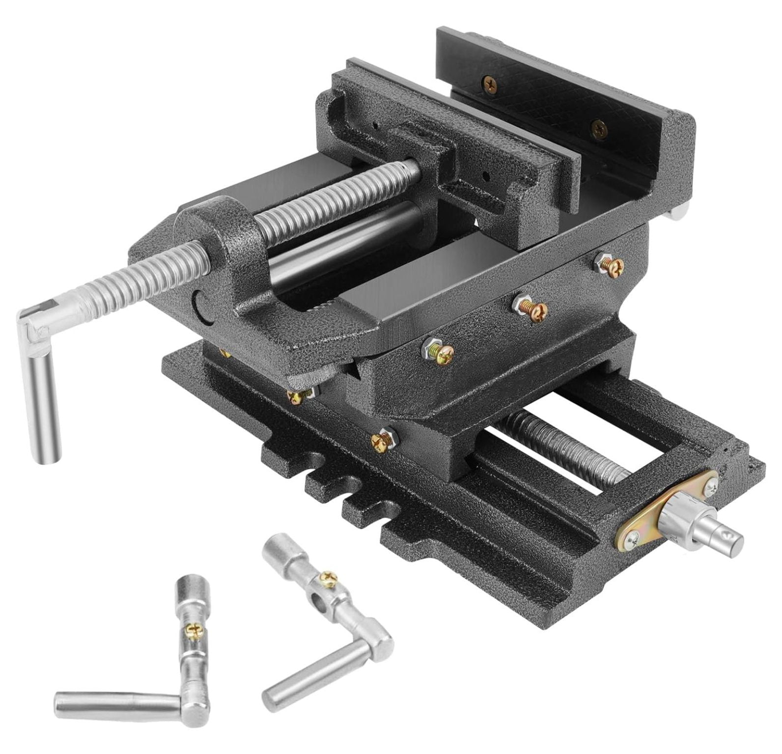 6" Cross Slide Vise, Drill Press Milling Vise, Portable Bench Clamp, 6 ...