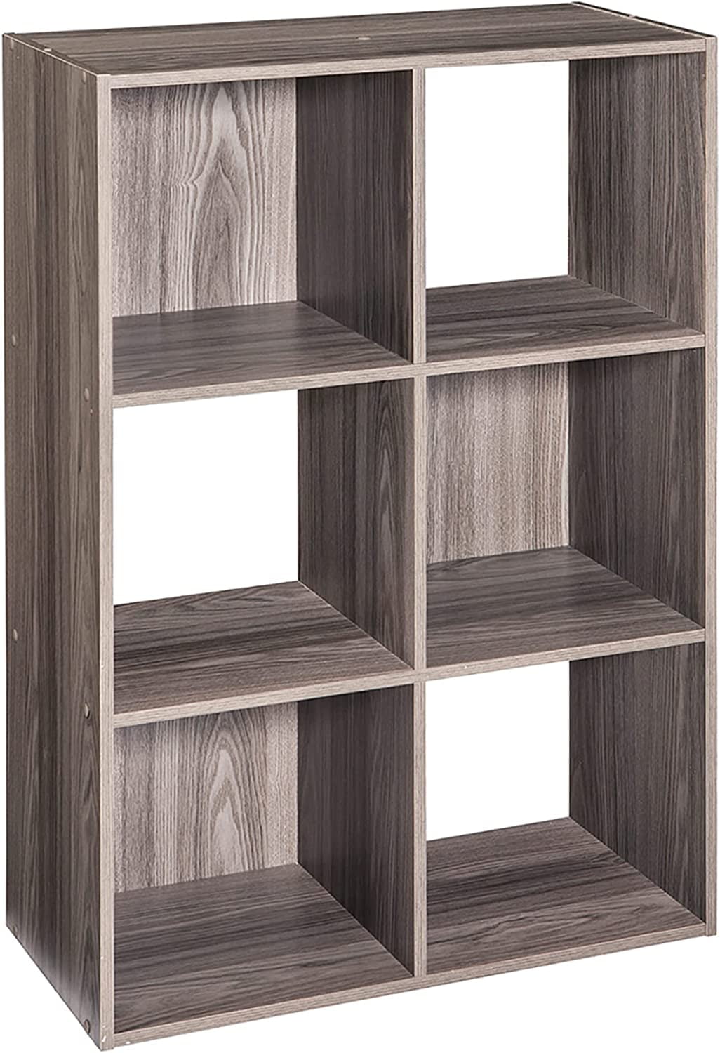 6 Cube Storage Shelf Organizer Bookshelf - Vertical & Horizontal ...