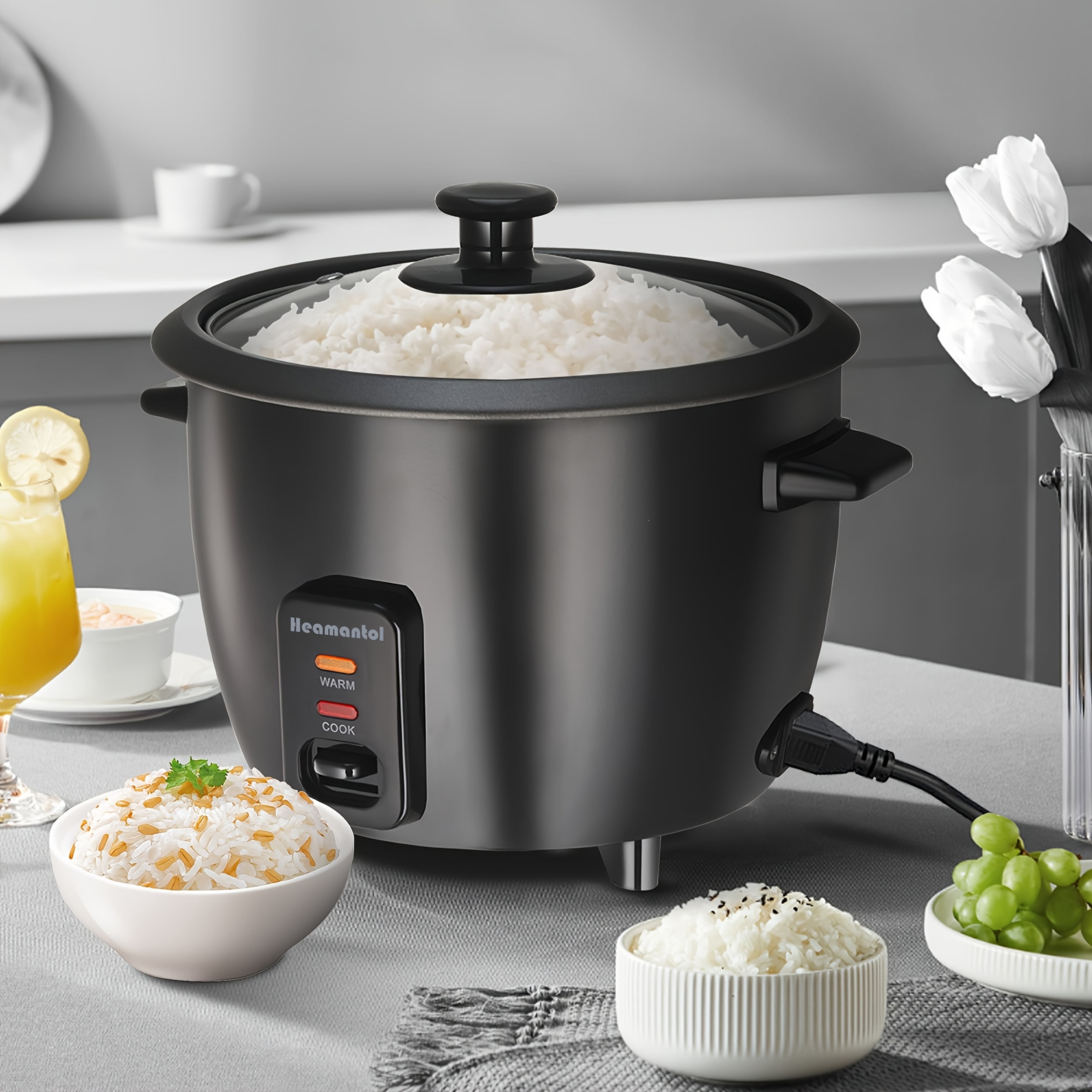 6-Cup Multi-Function Rice Cooker & Yogurt Maker - 1.5 Qt, Auto Keep ...