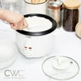 6 Cup Rice Cooker 300W - Effortless Cooking, 3 Cups Raw Rice to 6 Cups ...