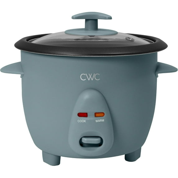 6 Cup Rice Cooker 300W - Effortless Cooking and Perfectly, Cooks 3 Cups ...