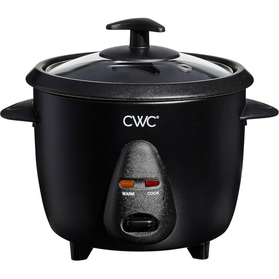 6 Cup Rice Cooker 300W - Effortless Cooking and Perfectly, Cooks 3 Cups ...