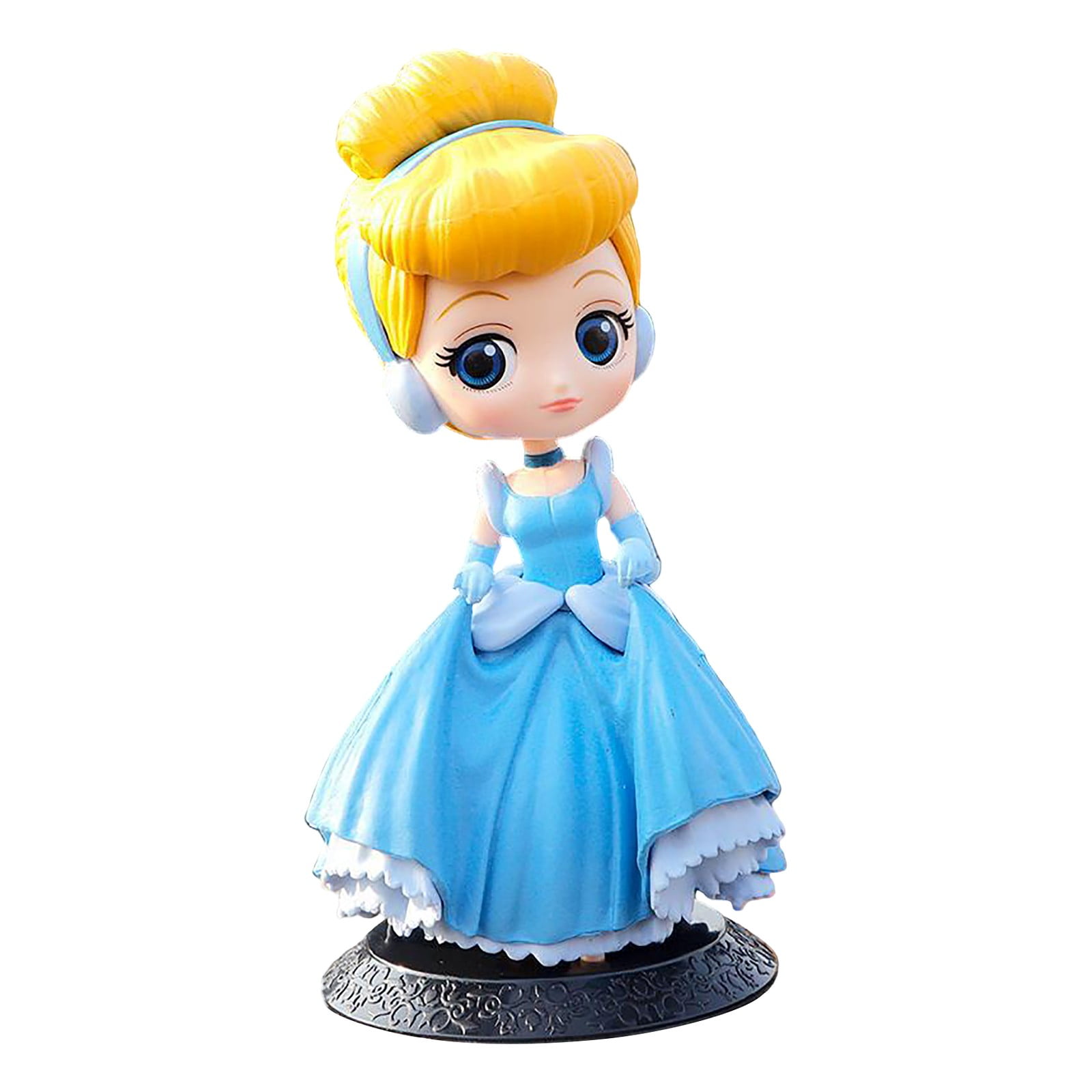6" Cute Cinderella Princess Cartoon Statue, Small Figures, Action ...