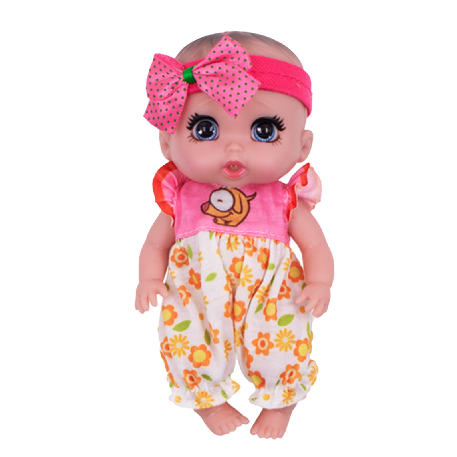 6" Cute Small Baby Doll Newborn Baby All Vinyl Reborn Baby Dolls for ...