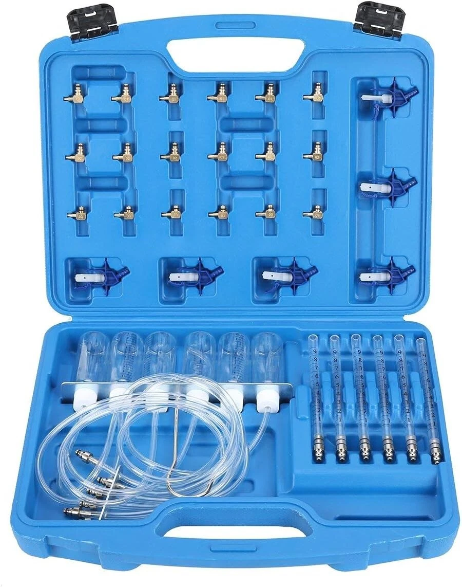 6 Cylinder Diesel Injector Flow Meter Tester Common Rail Adaptor Test ...