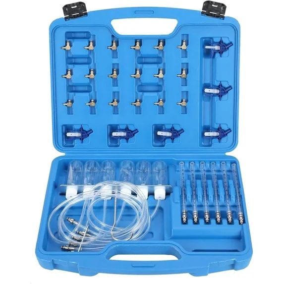 6 Cylinder Diesel Injector Flow Meter Tester Common Rail Adaptor Test ...