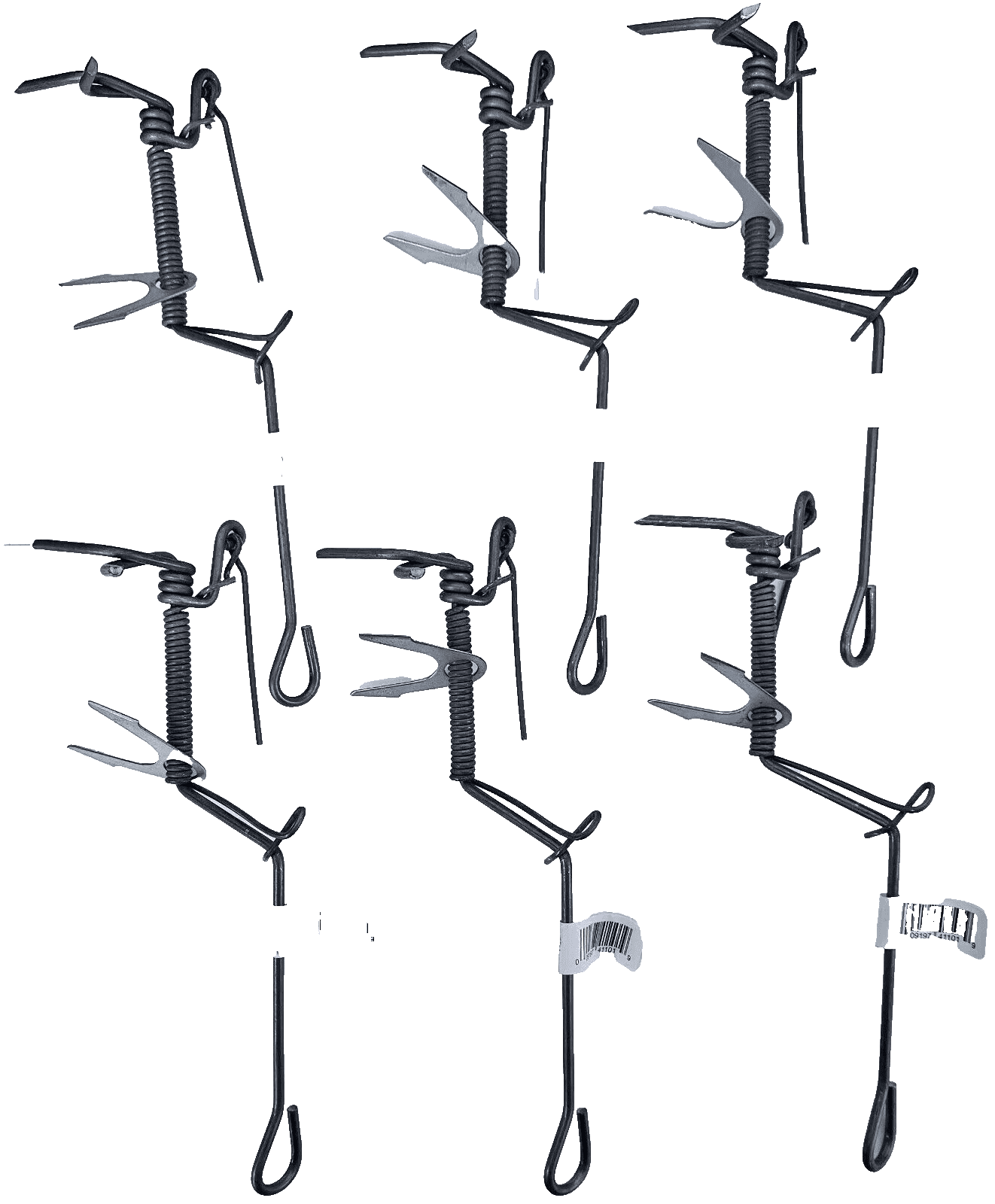 6 DK-1 Death-Klutch Gopher and Mole Trap Trapping Supplies 6 Traps ...