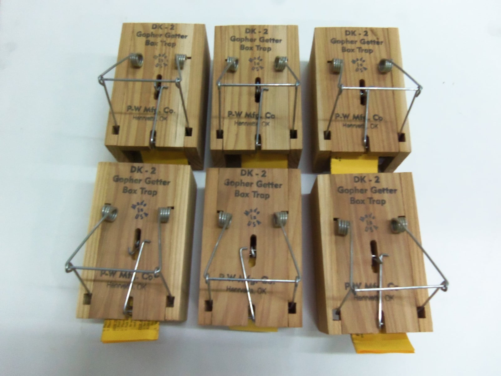 6 DK-2 Death Klutch Gopher Getter Box Trap Mole TrapTrapping Mole Free ...