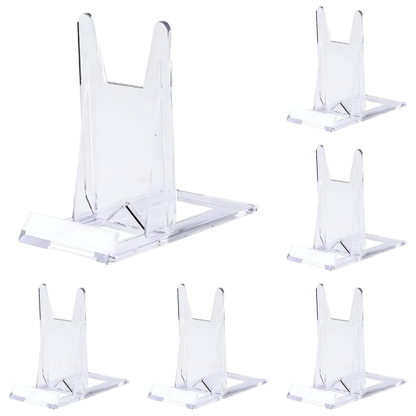 6 Desktop Stands Acrylic Bookshelf Cell Phone Holder Photo Frame Stand ...