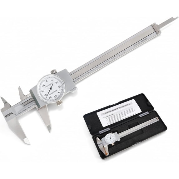 6" Dial Caliper, 6 Inches Measurement, Caliper Measuring Tool, 0.001 ...