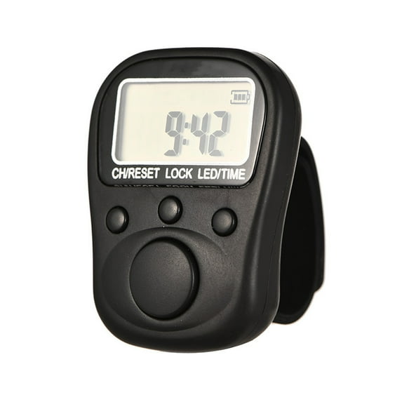 6 Digit Electronic Finger Counter 7 Multiple Task Channel LED Low-light ...