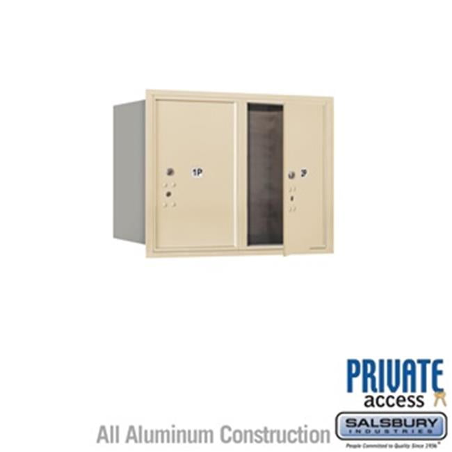 6 Door High Recessed Mounted 4C Horizontal Parcel Locker with 2 Parcel ...
