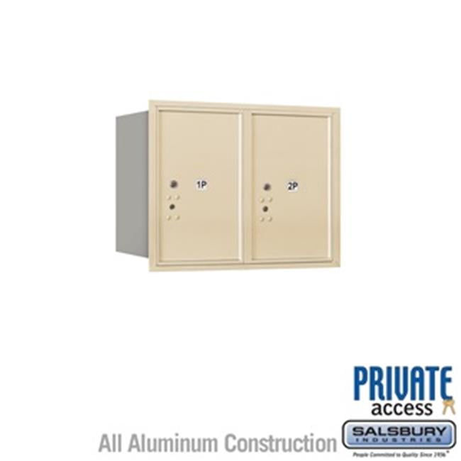 6 Door High Recessed Mounted 4C Horizontal Parcel Locker with 2 Parcel ...