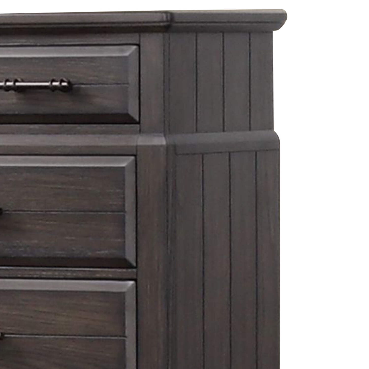6 Drawer Dresser Mahogany Solid Wood Mdf - Walmart.com