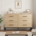 6-Drawer Modern Large Capacity Entryway Storage Cabinet - Wooden ...