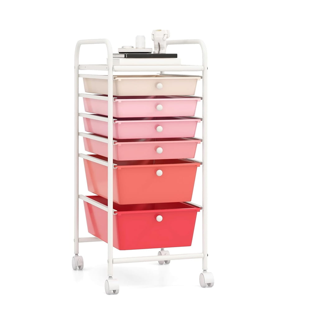 6-Drawer Rolling Storage Cart, Versatile Classroom Organization on ...