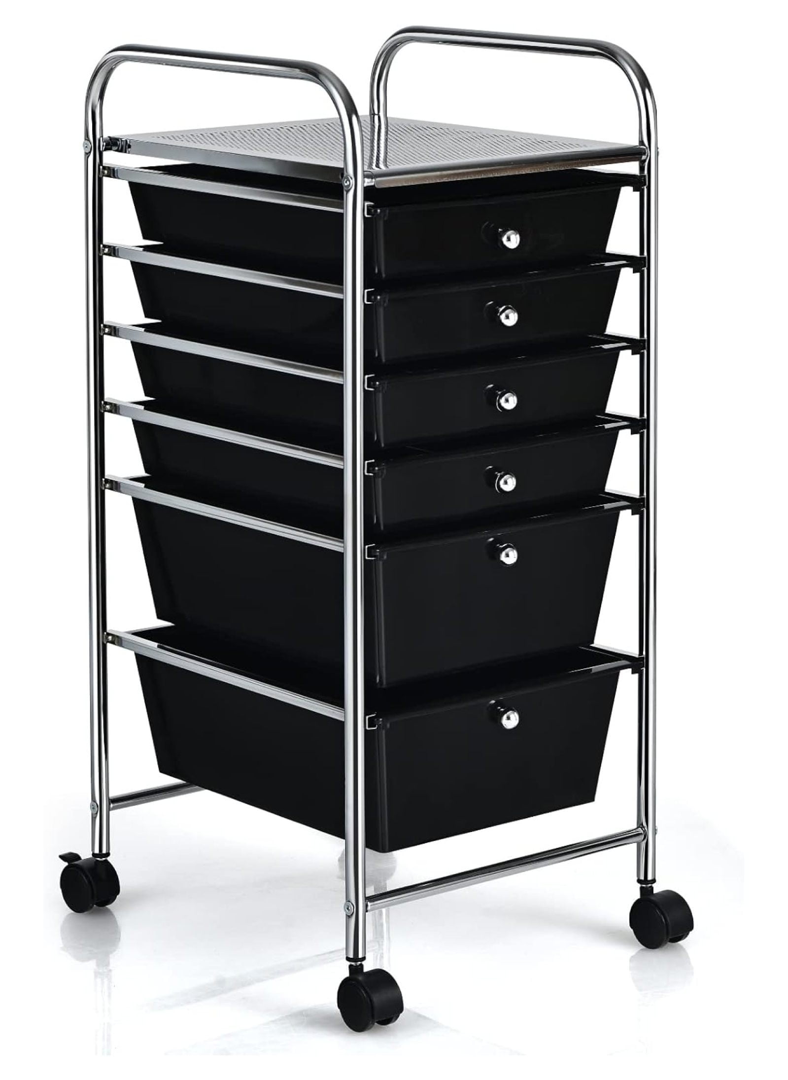 6-Drawer Rolling Storage Cart, Multifunctional Art Craft Organizer Cart ...
