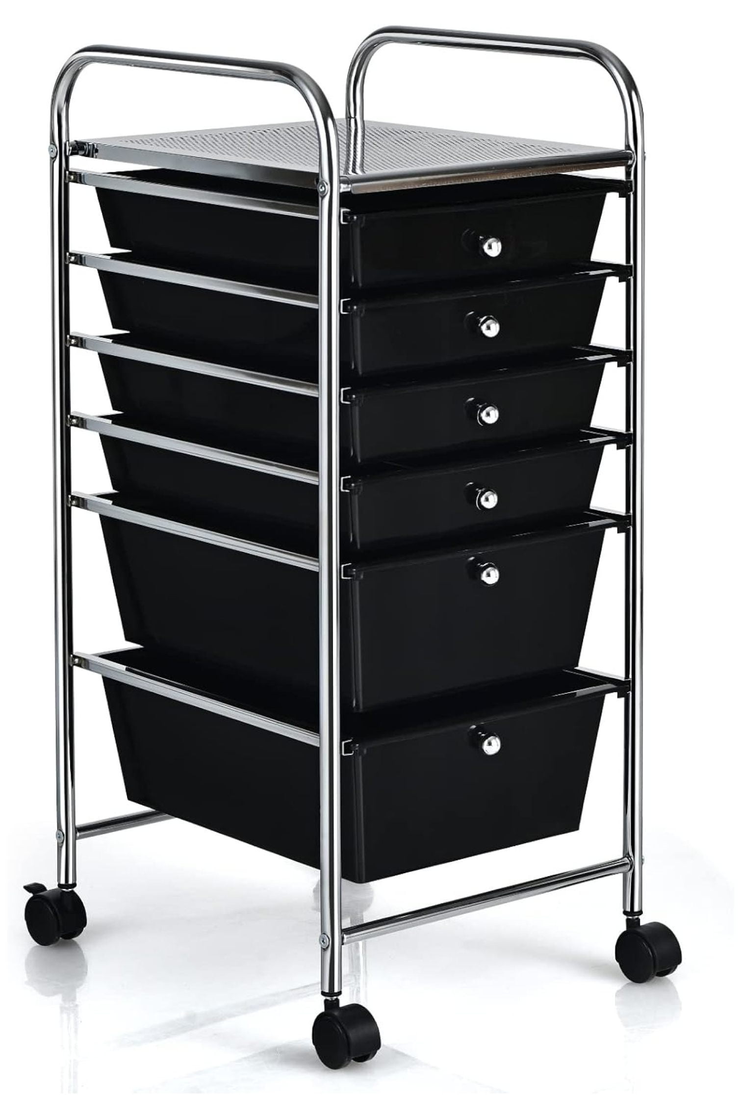 6-Drawer Rolling Storage Cart, Multifunctional Art Craft Organizer Cart ...