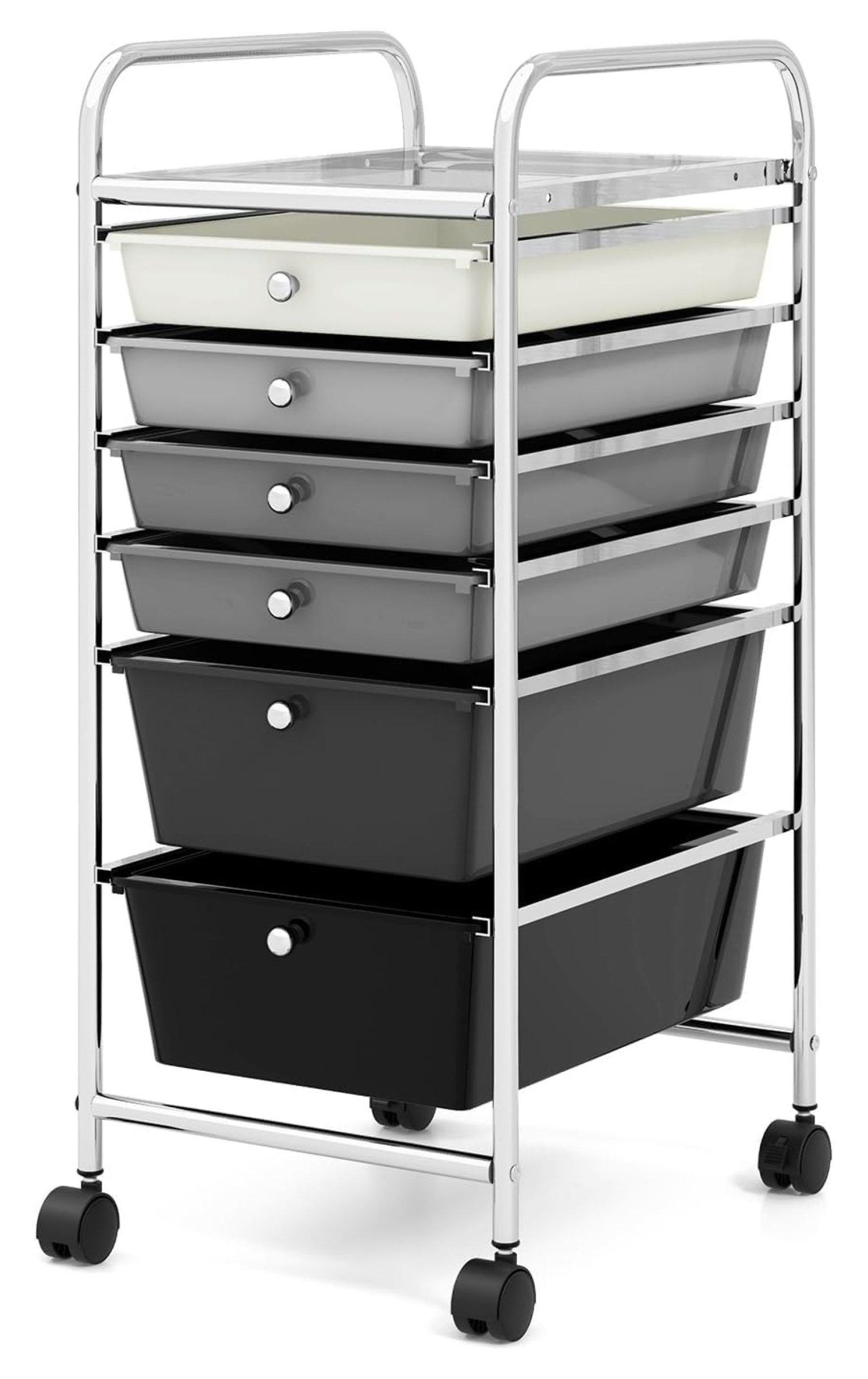 6-Drawer Rolling Art & Craft Storage Cart, Multifunctional Organizer ...