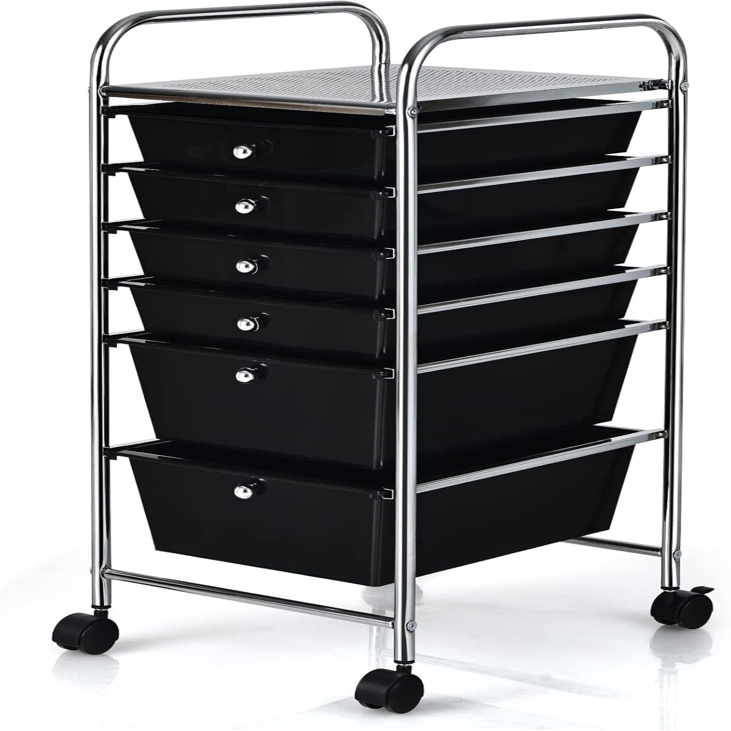 6 Drawers Rolling Storage Cart Mobile Utility Storage Organizer Storage ...