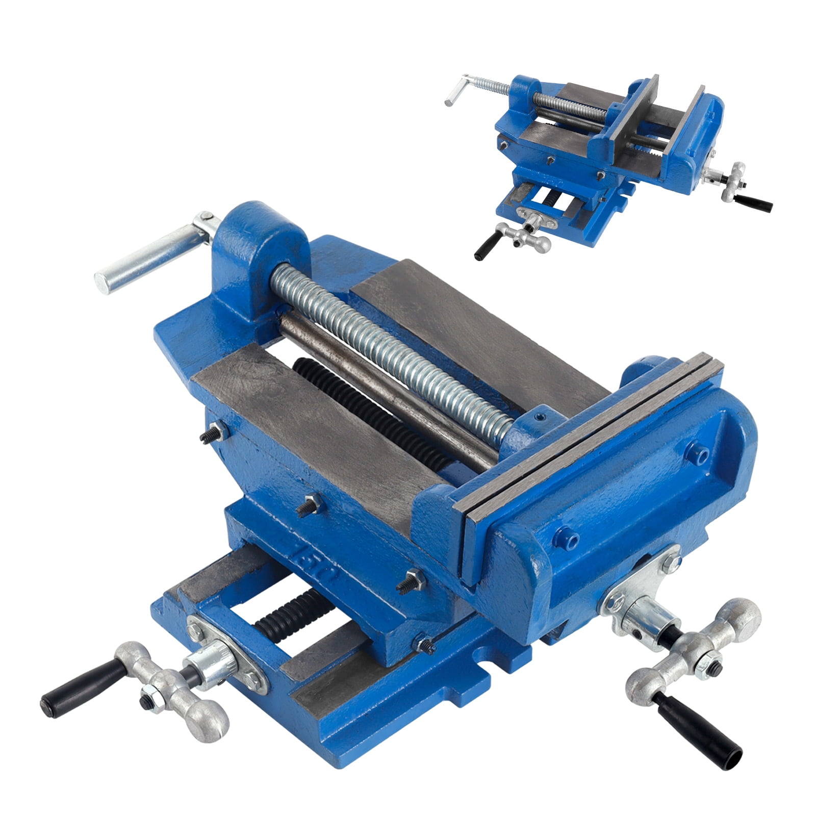 6" Drill Press Cross Vise, Anti-Slip Jaws, Accurate Positioning, XY ...