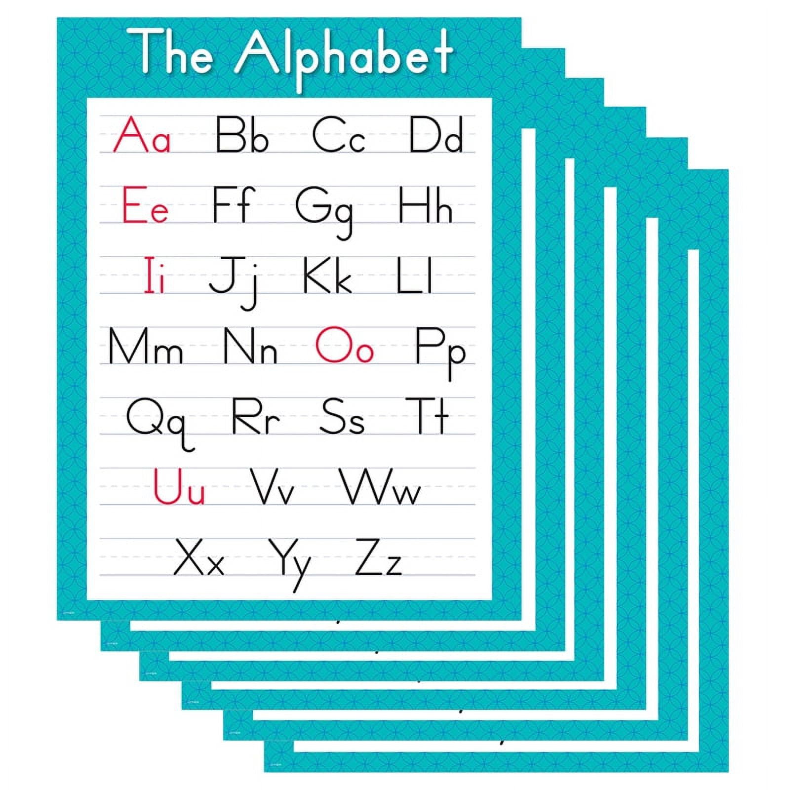 (6 Ea) The Alphabet Chart - Walmart.com