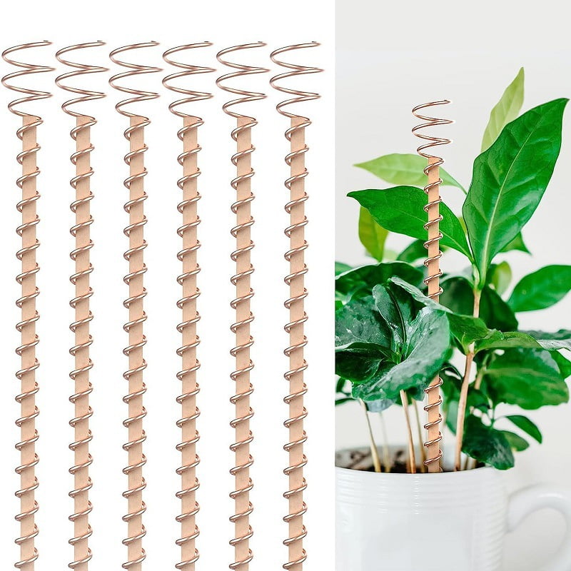 6 Electric Cultivation Plant Stakes, 12 Inch Copper Wire Circle Garden ...
