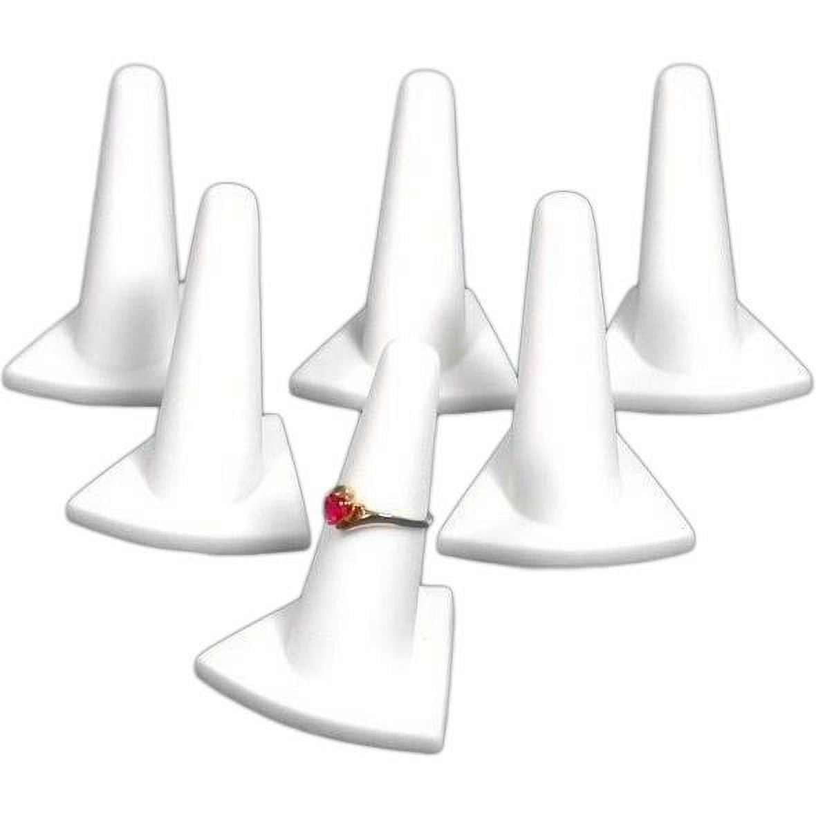 6 Emerald Ring Display Fingers Rubber Stand Showcase - Walmart.com