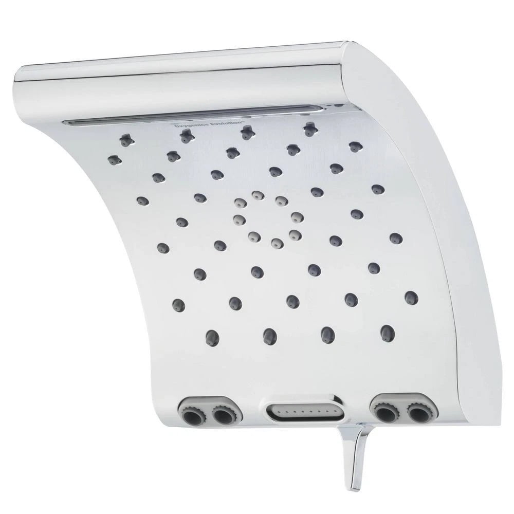 6" Evolution 5 Spray Water Sense Rain Shower Head Chrome Oxygenics ...