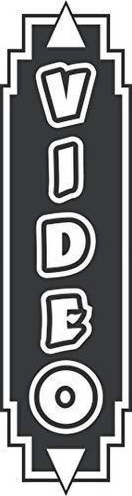 6 FEET Tall Video Store Movie Night Vinyl Wall Art Sticker Decal ...