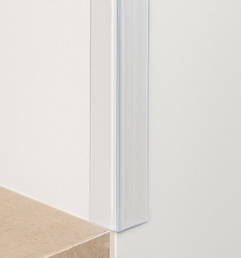 6 FT (72") 1 1/4" x 1 1/4" Clear PETG Plastic Angle - Walmart Business ...