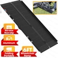 6 FT Folding Aluminum Wheelchair Ramp Portable Mobility Scooter Non ...