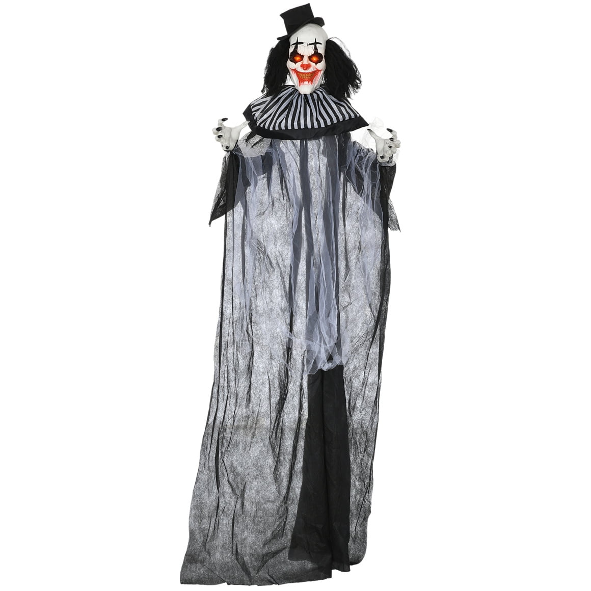 6 FT Life Size Outdoor Halloween Decoration, Classic Black and White ...