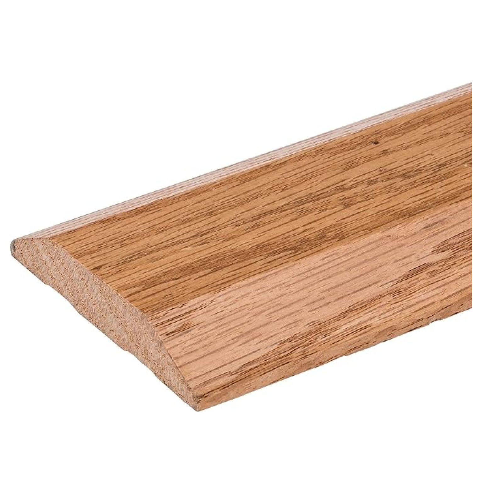 6 FT Long x 3 1/2" Wide x 5/8" High Pre-Finished Oak Threshold - Made in USA - Part Number 6 FT ...