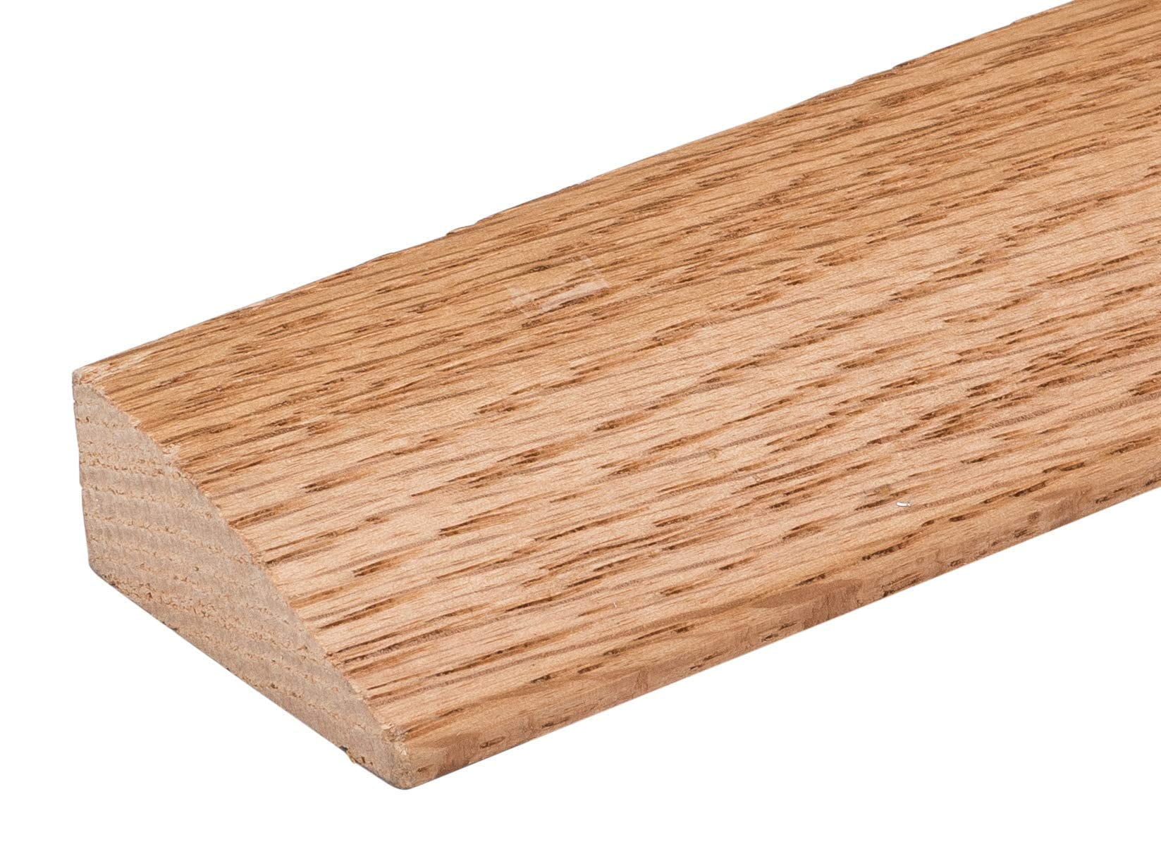 6 FT - Prefinished Oak Reducer Molding with Natural Color Stain (6 FT ...